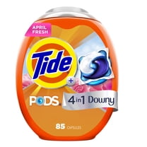 Tide Power PODS® with Downy Liquid Laundry Detergent Pacs, April Fresh ...