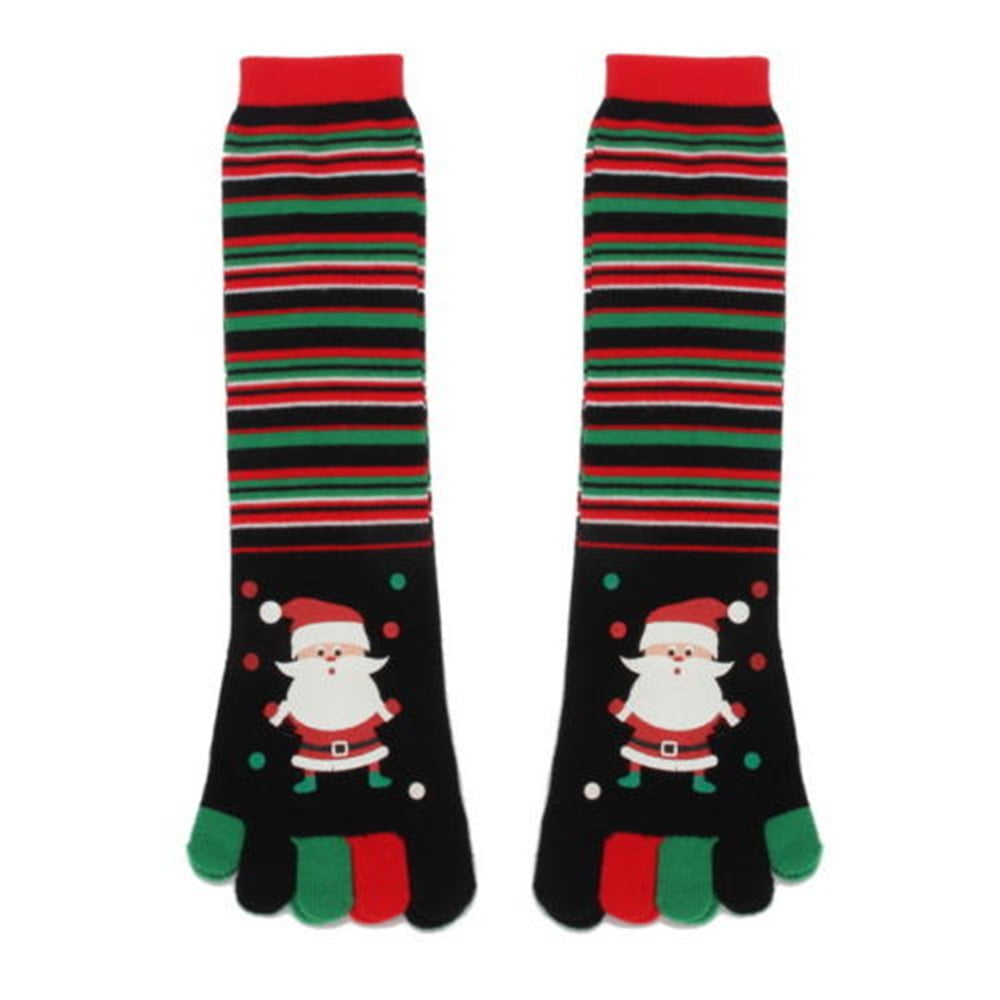 Christmas Socks Long Toe Printed Creative Cute Socks Cartoon Casual ...