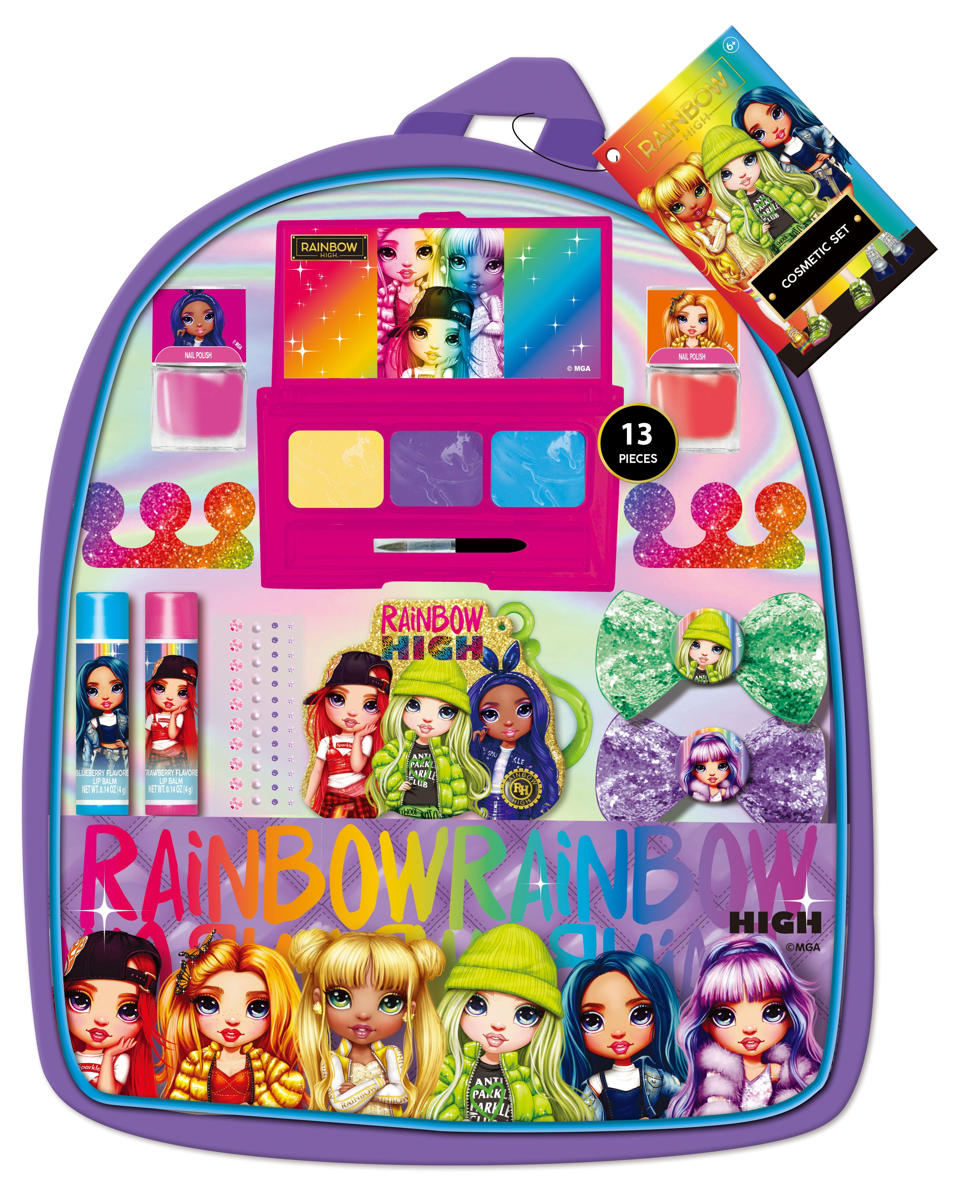 Rainbow High Backpack Set, 13 Pieces - Walmart.com