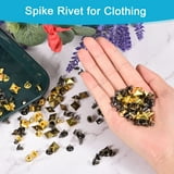 60Sets Spike Rivet, 8mm Cone Rapid Rivet Nailhead Studs Copper Punk ...