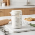 BESTYASH Reusable Clear Measuring Cup with Lid Large Capacity Plastic ...
