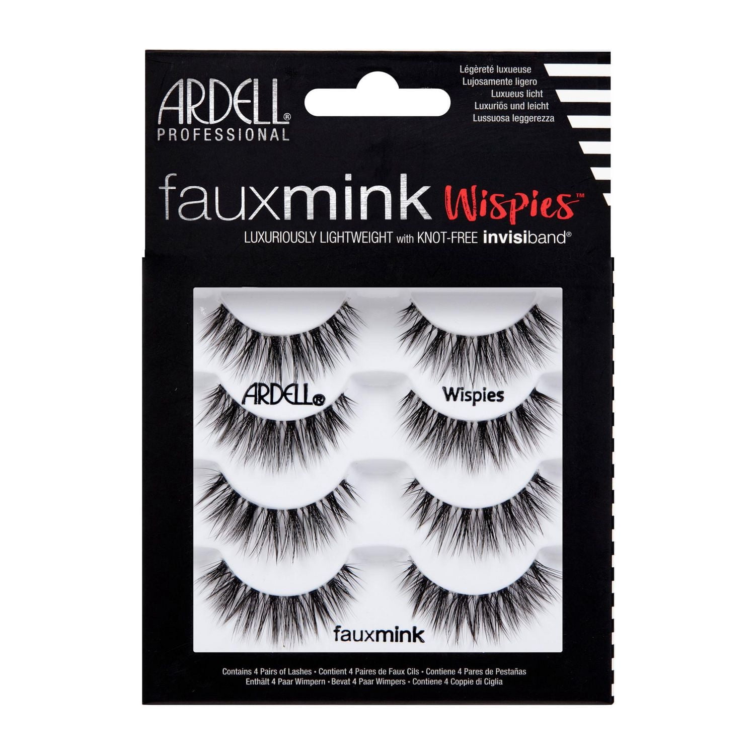 Click here for Ardell False Lashes Faux Mink Wispies - 4 Pairs 4... prices