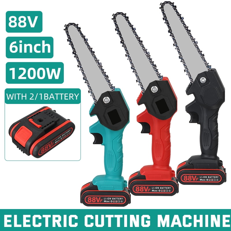 6” 88V 1200W Electric Cutting Machine Rechargeable Small Electric Saws ...