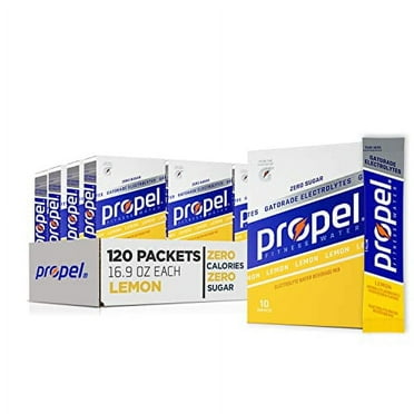 Propel Powder Packets 4 Flavor Variety Pack With Electrolytes, Vitamins ...