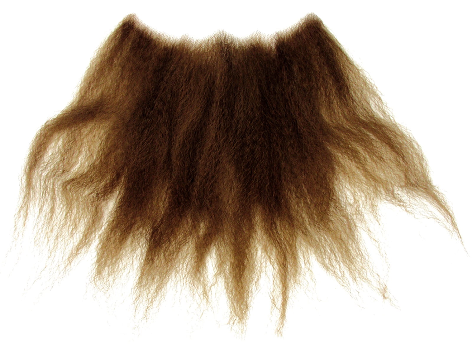 Loftus Men Real Human Hair Long Unkept Wizard Beard, Brown, One Size ...
