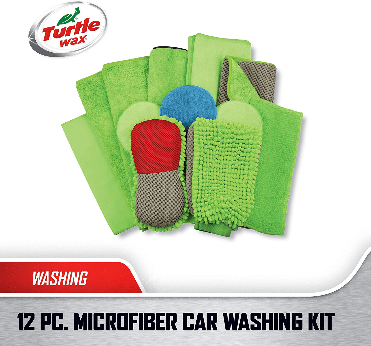 Turtle Wax 15-Peice Car Wash Bucket and Detailing Kit: Wash Mitt ...