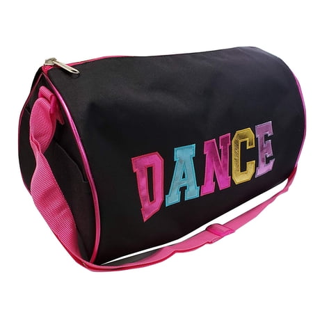 dance duffel bag multicolored dance print (black) - Walmart.com