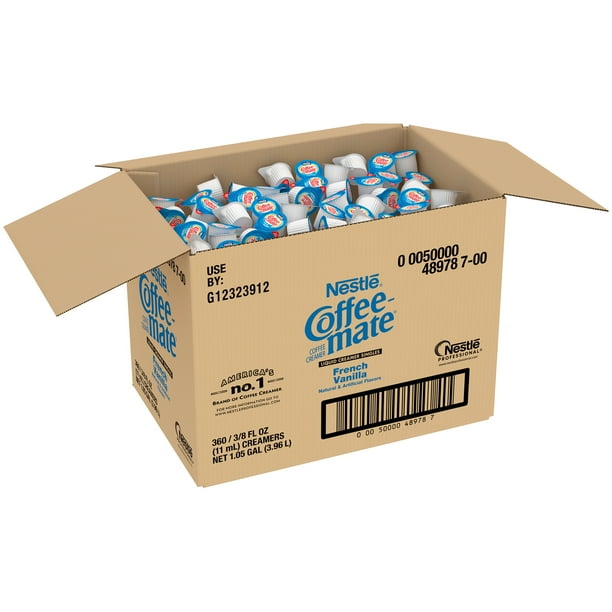 Nestlé Coffee-mate French Vanilla Liquid Coffee Creamer 360 ct Box ...