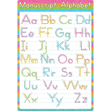 Colorful Alphabet Chart - Walmart.com