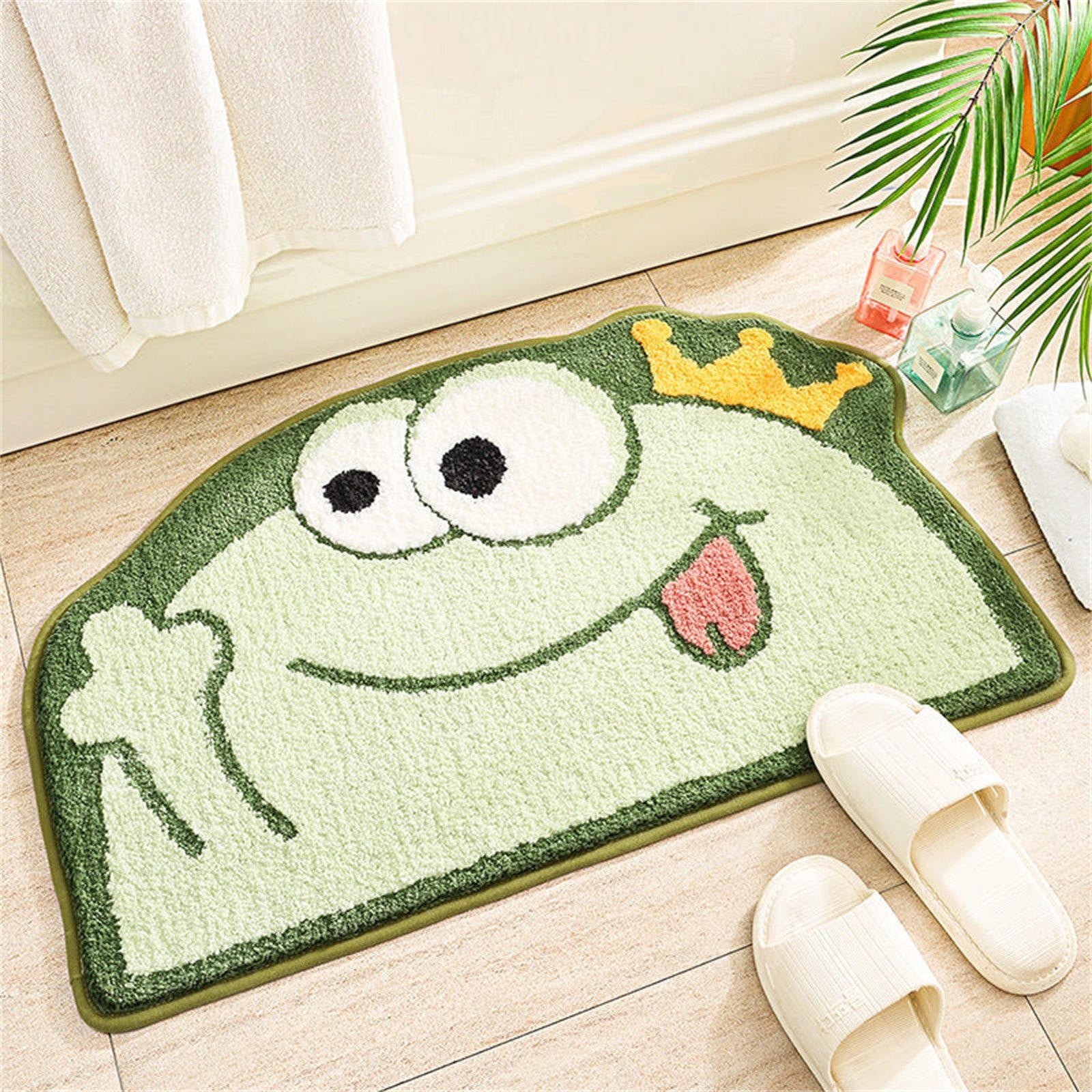 Xihbxyly 50*80cm Semicircular Bathroom Mat Sanitary Absorbent Mat ...