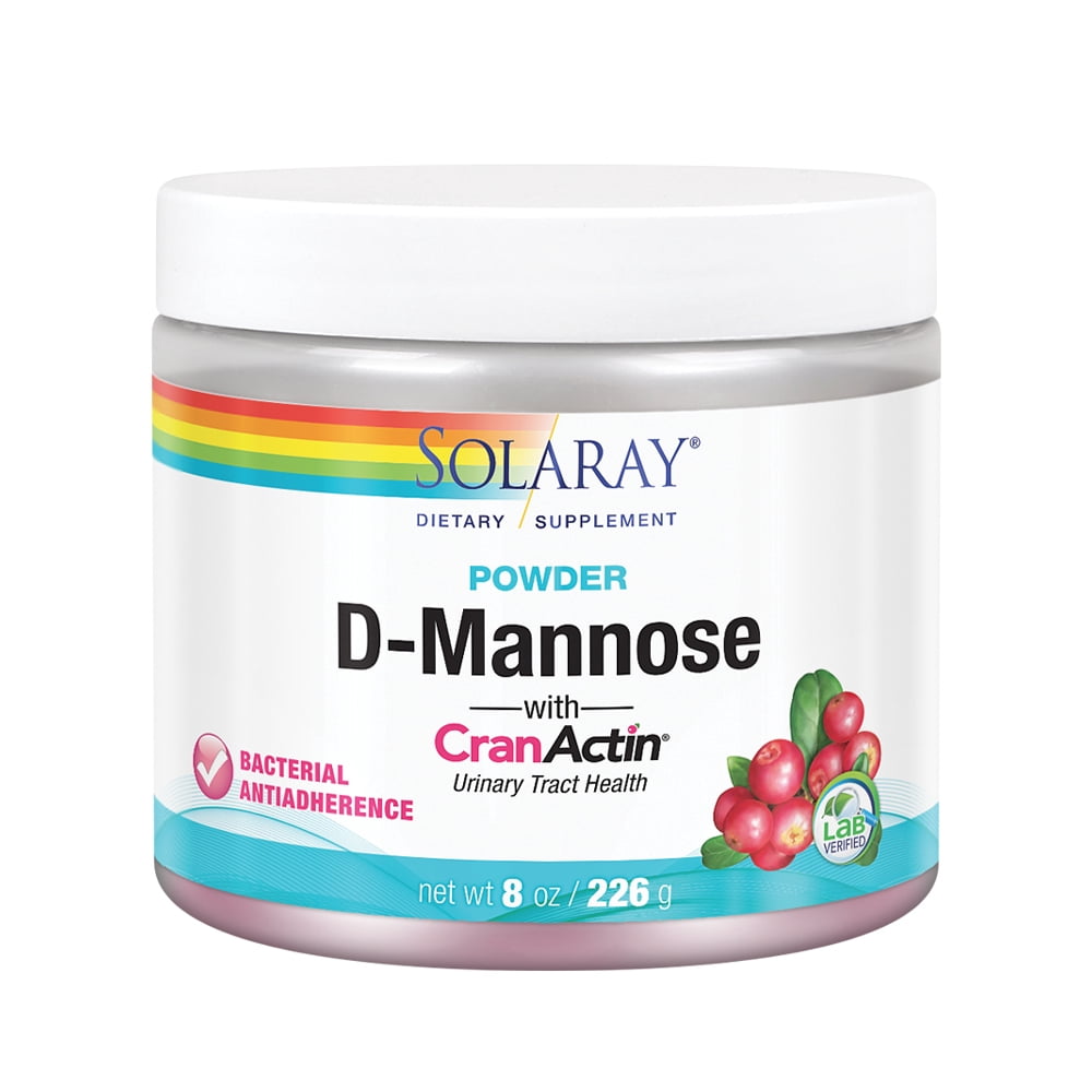 Solaray D-Mannose with CranActin Cranberry AF Extract Powder 226 g ...