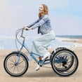 Walmart 24"/26'' Adult Folding Tricycle, 7 Speed, Low-Step Frame, Big ...
