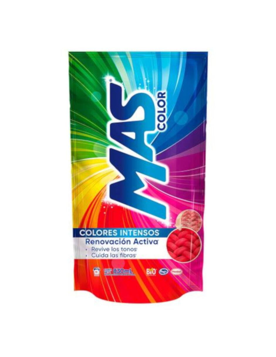 Pack de 8 Detergente Líquido Más Color 830 ml Más Color | Walmart en línea