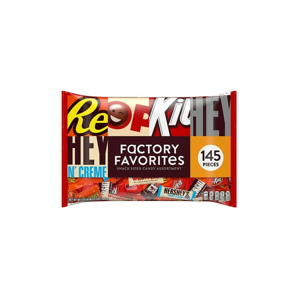 Hershey's Factory Favorites Chocolate Bar Assortment, 145 Count ...