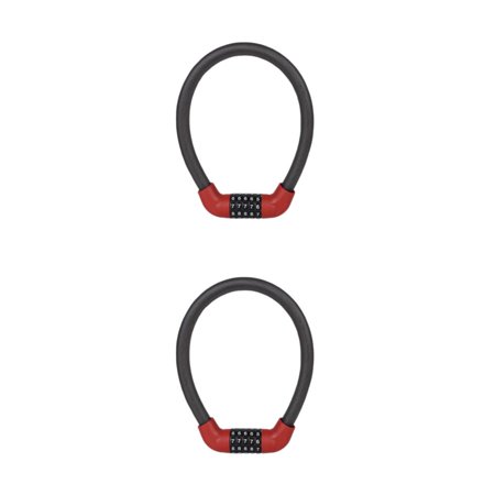 keepw 1/2/3/5 Flexible Bike Lock Anti-theft 5 Digit Password Ring Chain ...