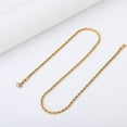 10K Real Solid Yellow Gold Necklace Rope Chain 4mm 20" 100% Genuine 10k ...