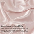 California King Sheets Set, Luxury Soft Pink Satin Sheets for Hair and ...