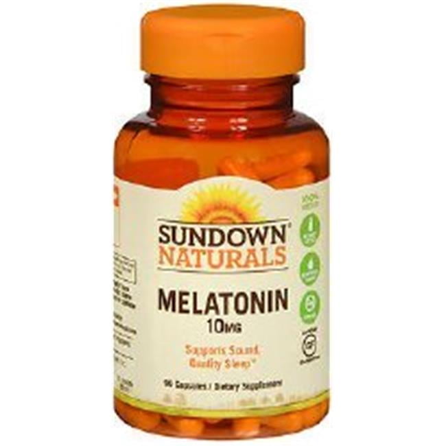 Sundown Naturals Melatonin 10mg Maximum Strength, Drug Free Sleep Aid ...