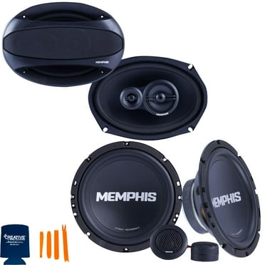 Pair Memphis Audio PRX602 6.5" 100 Watt Car Speakers w/PEI Dome Pivot ...