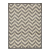 Linon Home Décor Corfu Area Rug Collection, Black and Green, 5' x 7.7 ...
