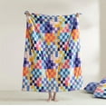 Urban Shop 50" x 60" Smooshie Throw. Multicheck - Walmart.com