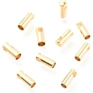 JewelrySupply Memory Wire End Caps 5mm Gold Plated (Package of 10 ...