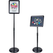 Sandwich Board Signs Outdoor A-Frame Sign Holder 24x36 inches, Black ...