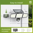 Philips solar security light outdoor, solar-powered waterproof wall ...