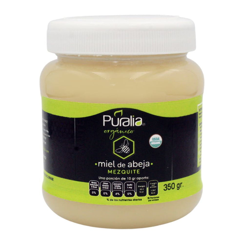 Miel Orgánica de Mezquite Puralia Tarro 350 g Puralia Mezquite 350 g ...