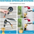 Kohree RV Winterization Kit Sprinkler Blowout Adapter - Shut Off Valve ...