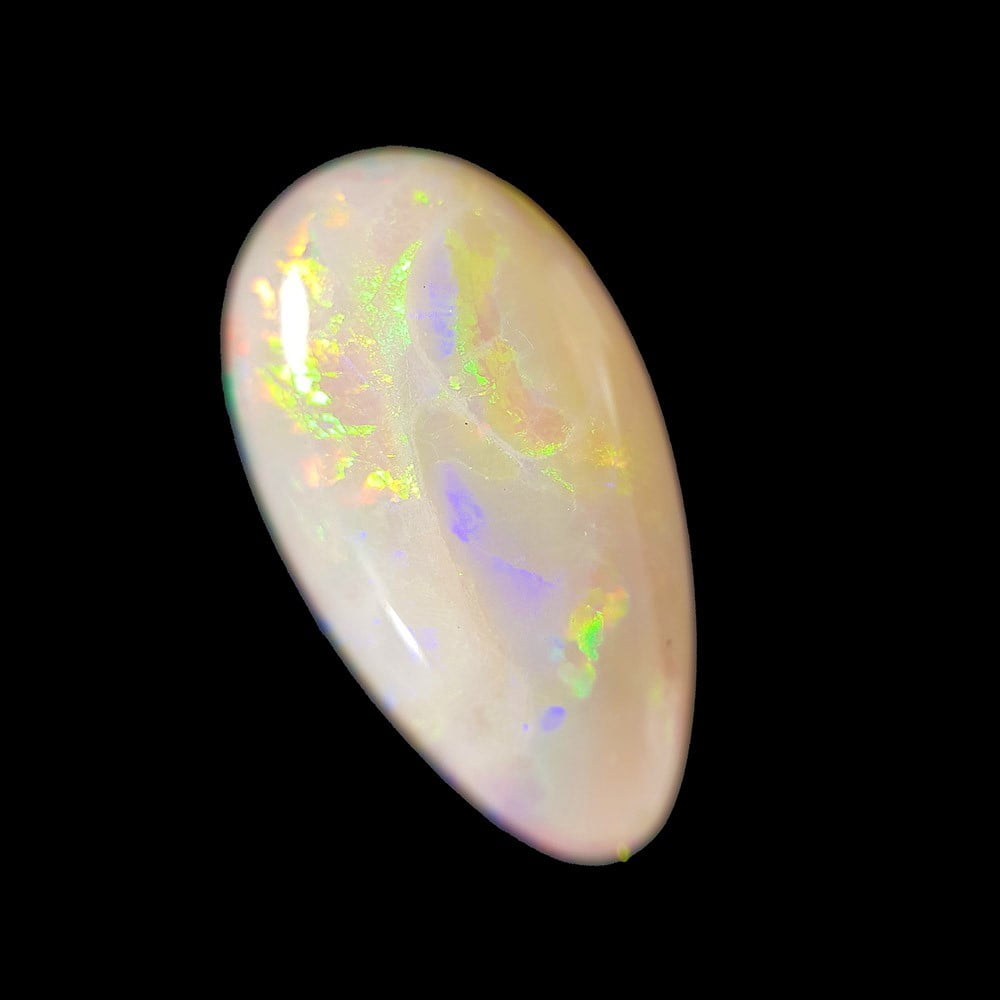 WINTER ELECTRICITY NATURAL SOLID AUSTRALIAN LOOSE WHITE OPAL GEMSTONE ...