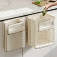 Hanging Kitchen Trash Can, Dingrich Foldable Plastic Waste Bins ...