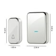 WRKEKC Home Essentials Wireless Doorbell, Door Bell with 45 Melodies ...
