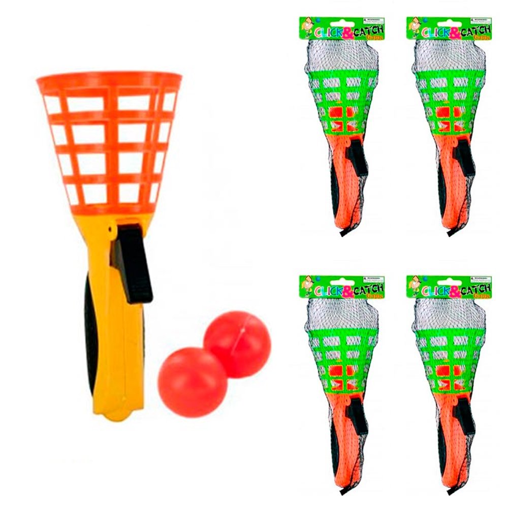 4 Sets Click And Catch Ball Games Party Favor Summer Fun Outdoor Indoor 4-sets-click-and-catch-ball-games-party-favor-summer-fun-outdoor-indoor