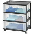 IRIS 3-Drawer Rolling Storage Cart - Walmart.com