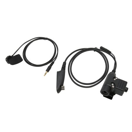 PTT Headset Adapter, Wear Push To Talk Headphone Adapter Anti Bending ...
