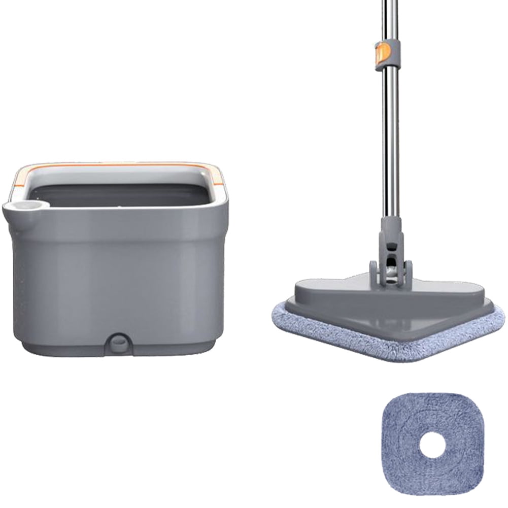Alloet Deep Cleaning Mop with Bucket Square Mop 360 Rotatable for Home ...