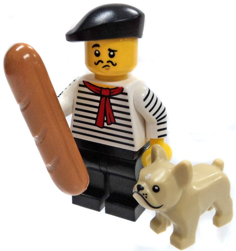 LEGO Series 17 Frenchman with French Bulldog Minifigure [No Packaging ...