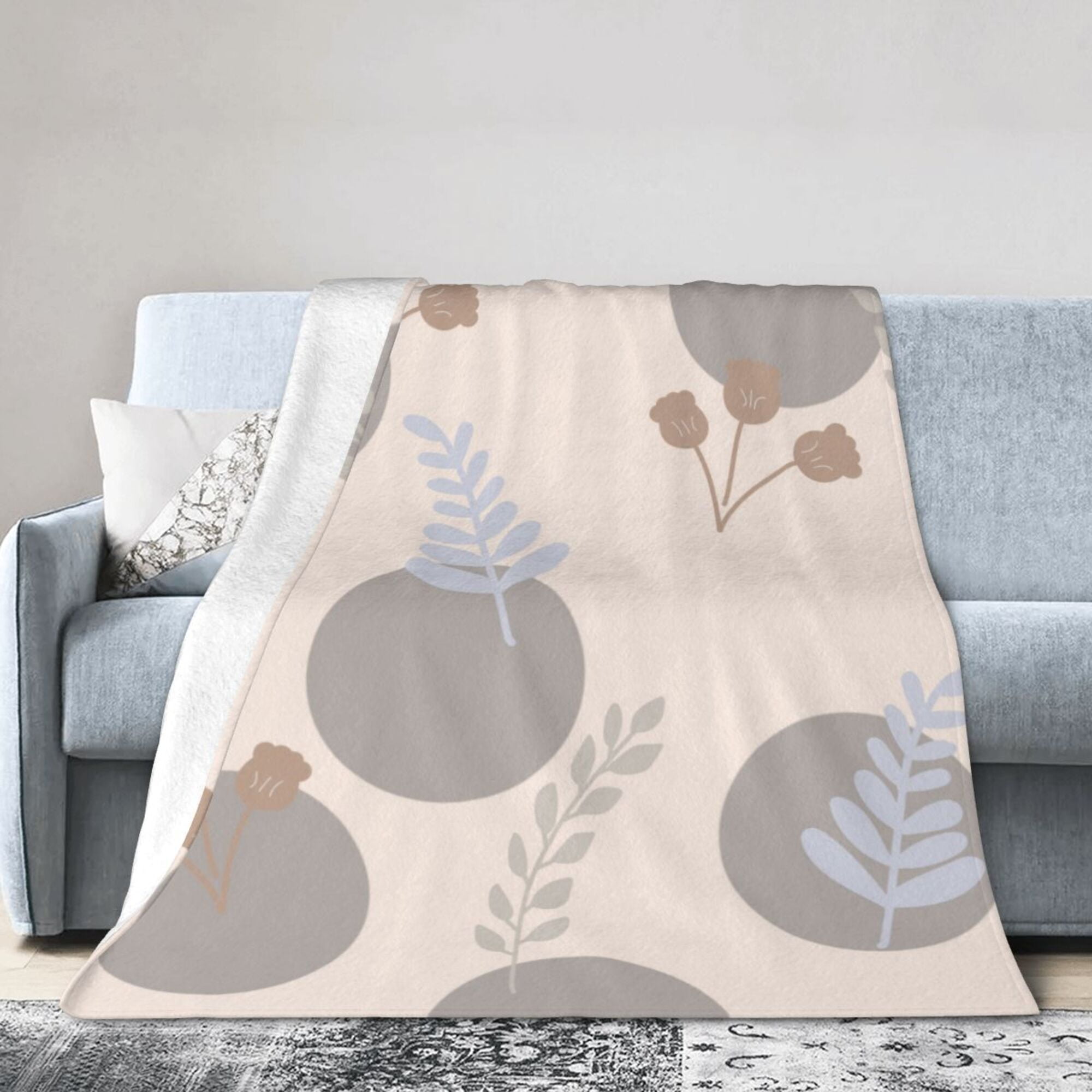 DouZhe Ultra-Soft Micro Fleece Lightweight Flannel Bed Blanket, Boho ...