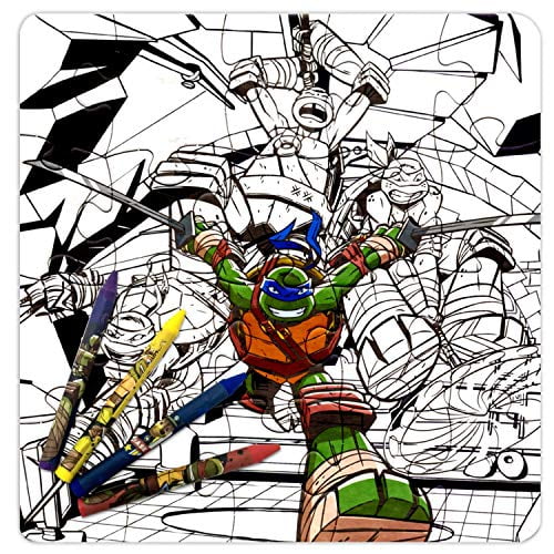 Innovative Designs Teenage Mutant Ninja Turtles Color Your Own Puzzle ...
