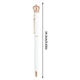 Ballpoint Pen Classic Metal | Shiny Top | Smooth Writing Fine Tip ...