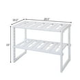 Ktaxon 2 Tier Expandable Under Sink Storage Shelving Unit ...