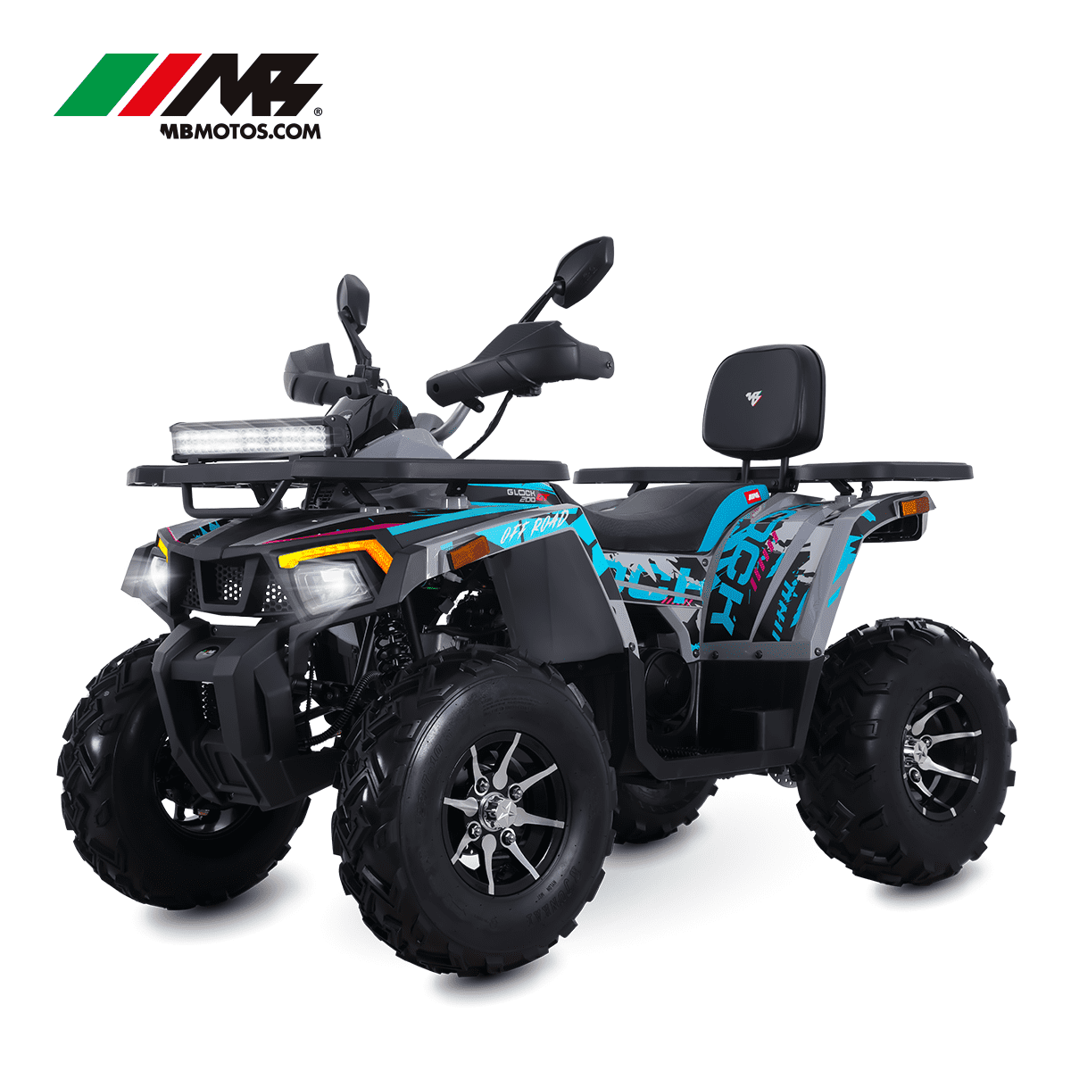 ATV Cuatrimoto MB Motos Glock 200cc Azul 2025 | Bodega Aurrera en línea