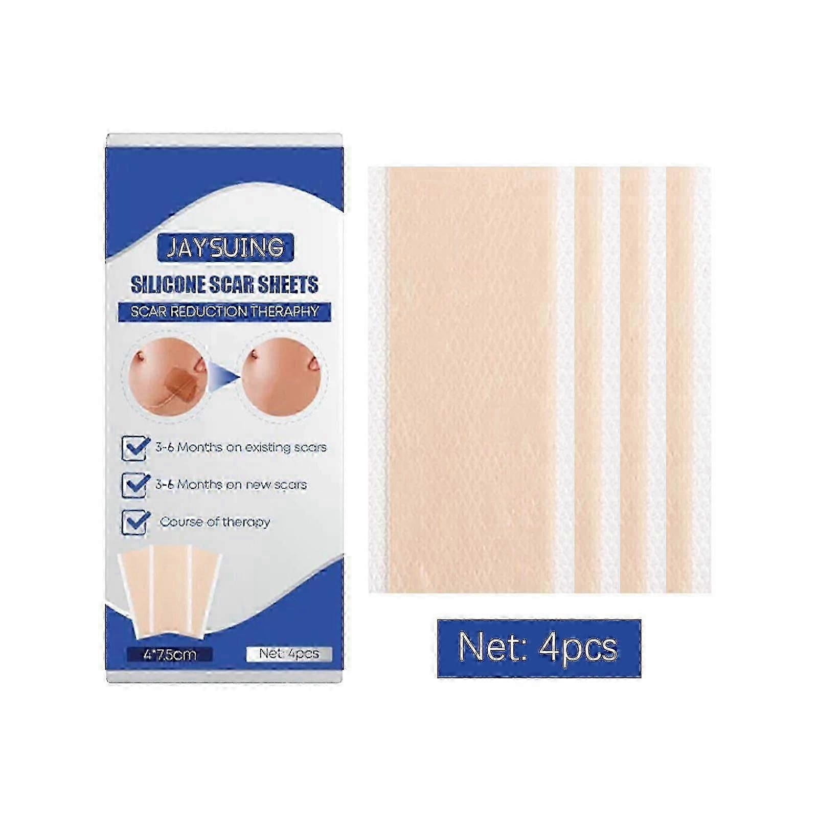 Jaysuing Silicone Tape Scar Patch Fade Pregnancy Surgery Scar Repair ...