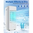 "COMFYHOME 110V Portable Evaporative Air Cooler, Electric AC Unit with ...