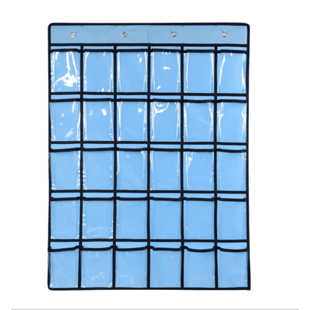 Classroom Pocket Chart for Cell Phones Calculators, 9/20/30/36 Clear ...