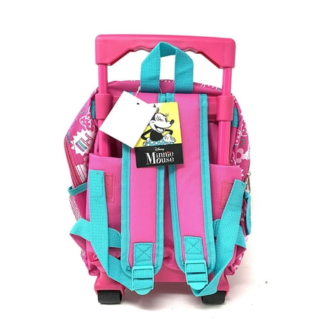 Licensed - Disney Minnie Mouse Shine 12" Toddler Mini Rolling Backpack ...
