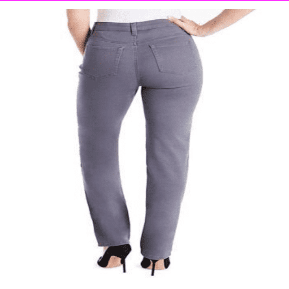 Amanda Stretch-Fit Jeans by Gloria Vanderbilt 10 10/Ashfall(Gray ...
