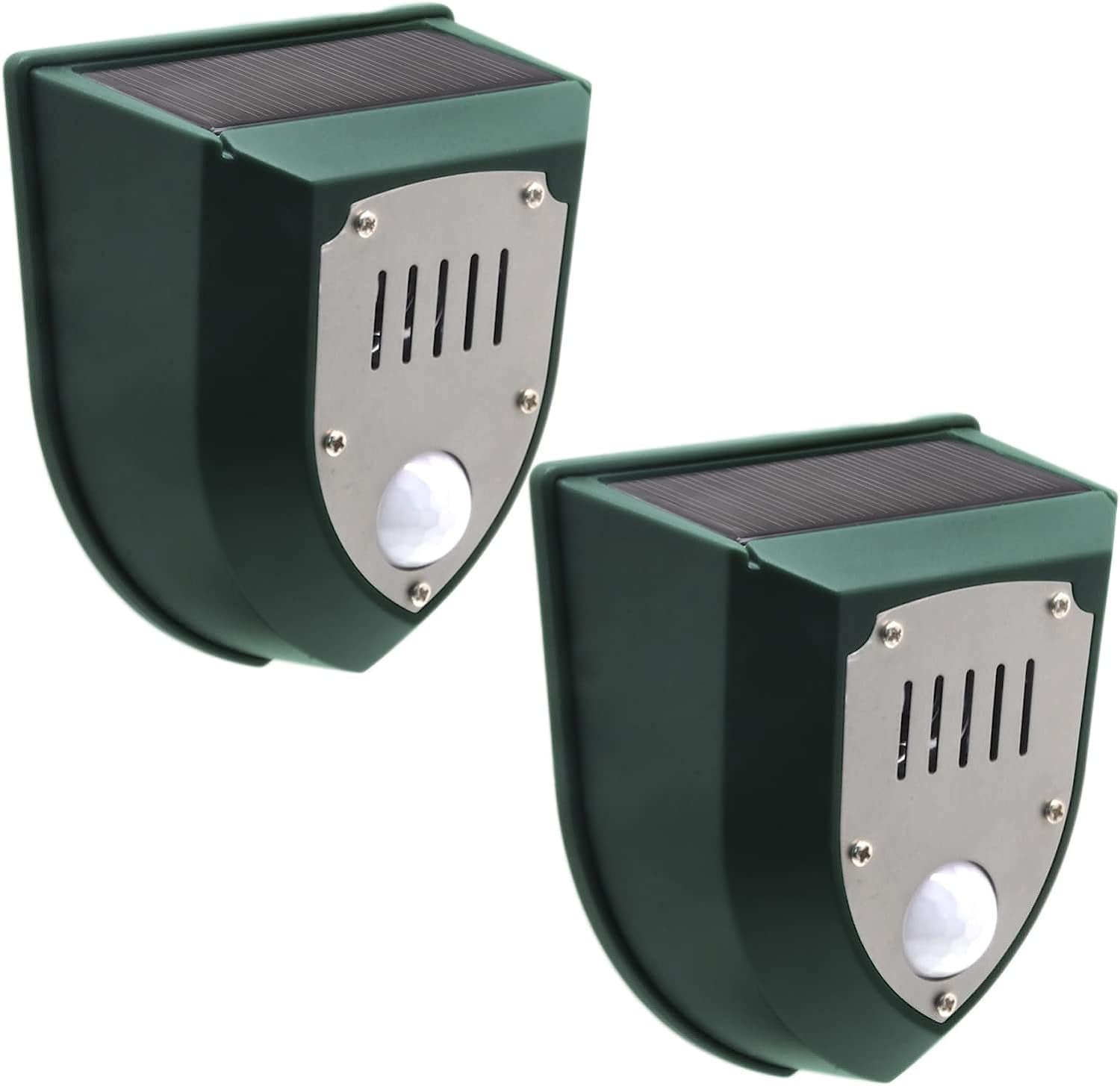 LINLIN Solar Security Alarm Lights,129dB Loud Siren Solar Sound & Light ...