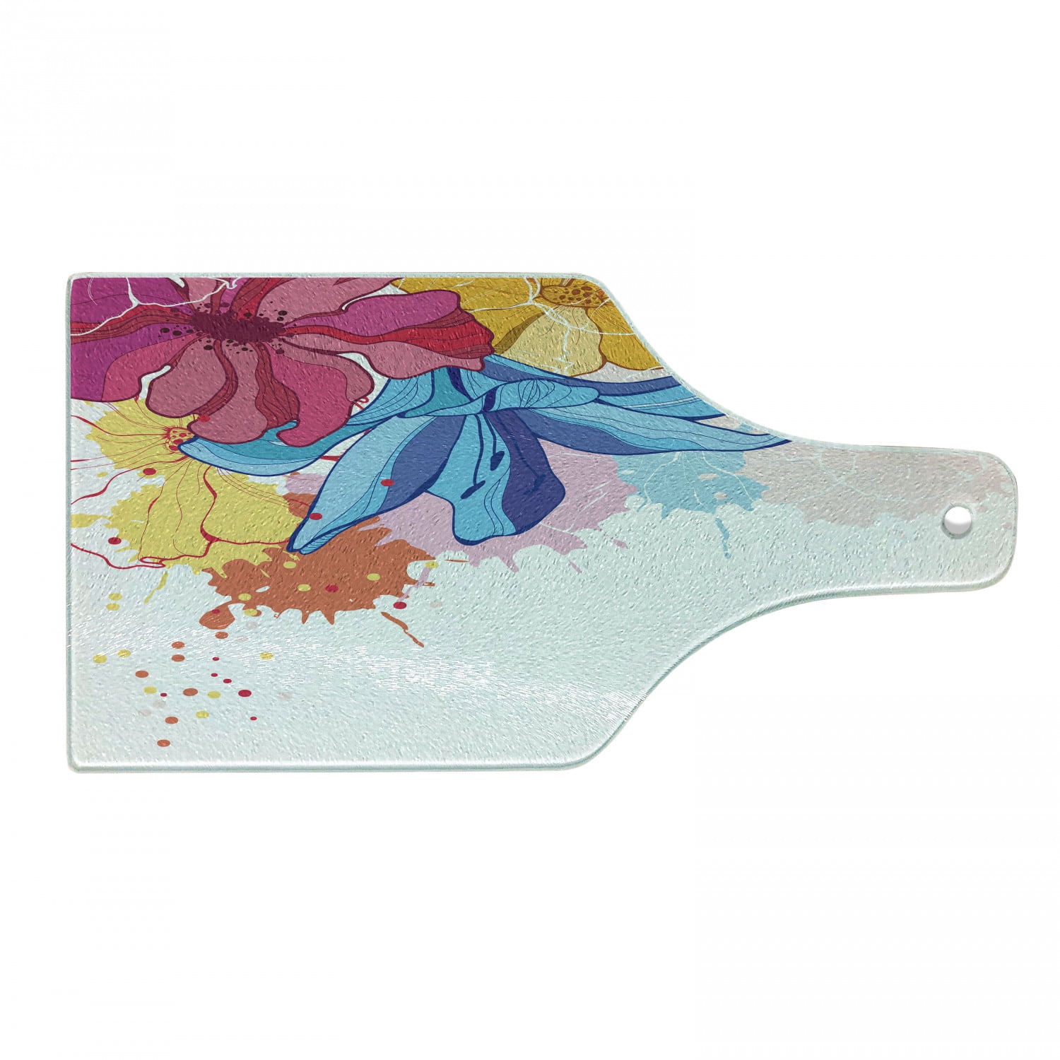 Colorful Cutting Board, Vibrant Colored Different Flowers Blooming ...